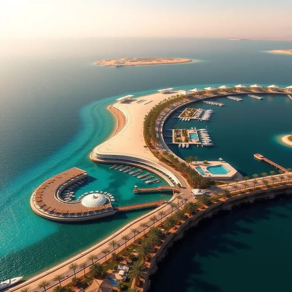 Discovering Blue Water Island's Location in Dubai
